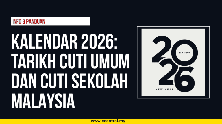 Kalendar 2026: Tarikh Cuti Umum dan Cuti Sekolah Malaysia